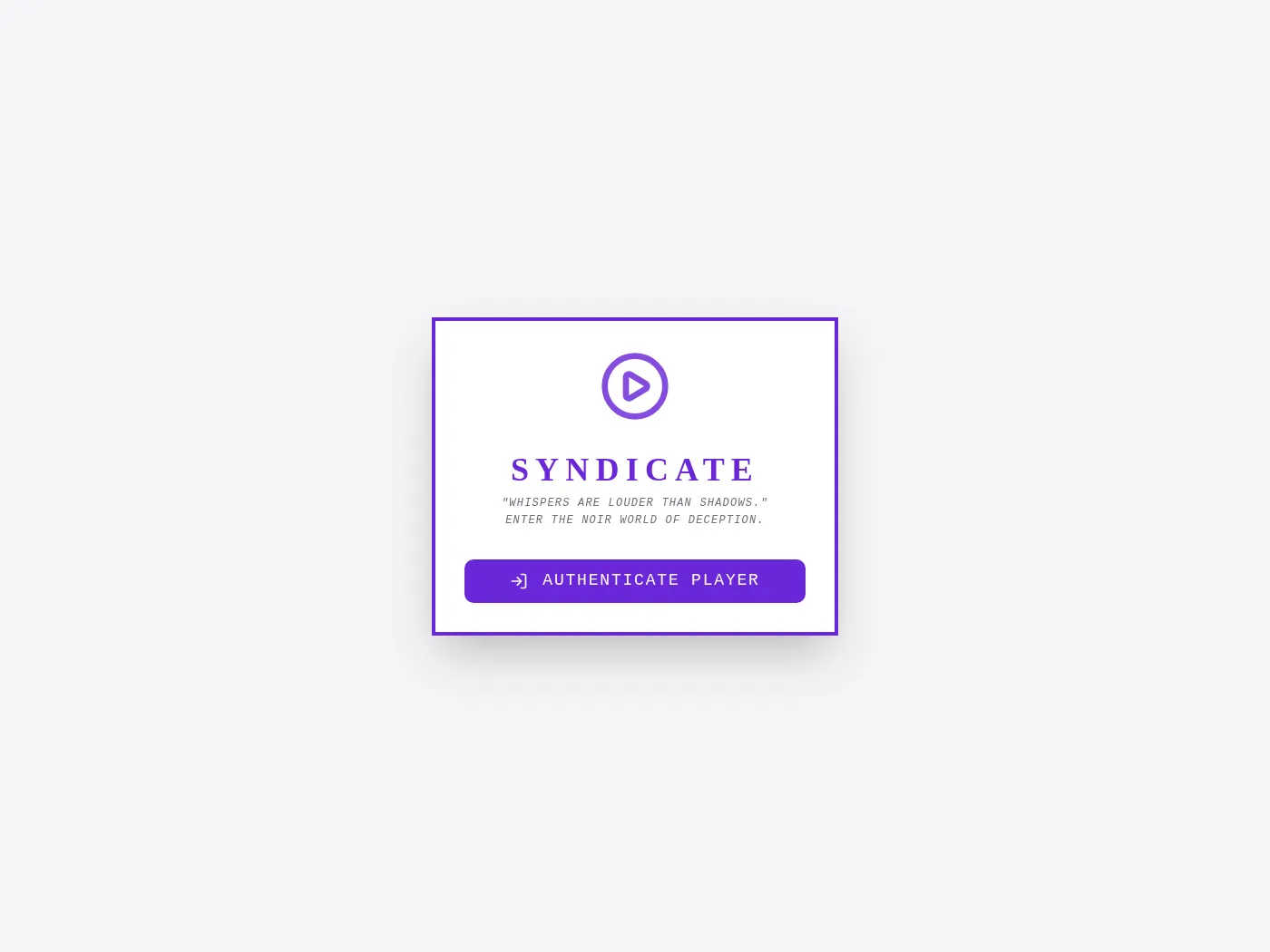 Whispers of the Syndicate