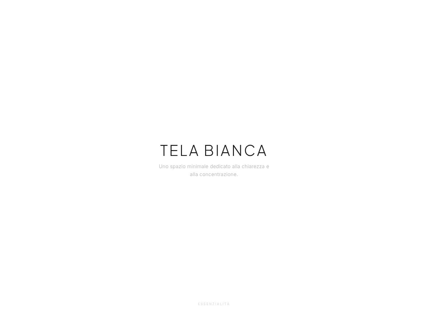 White Canvas Homepage