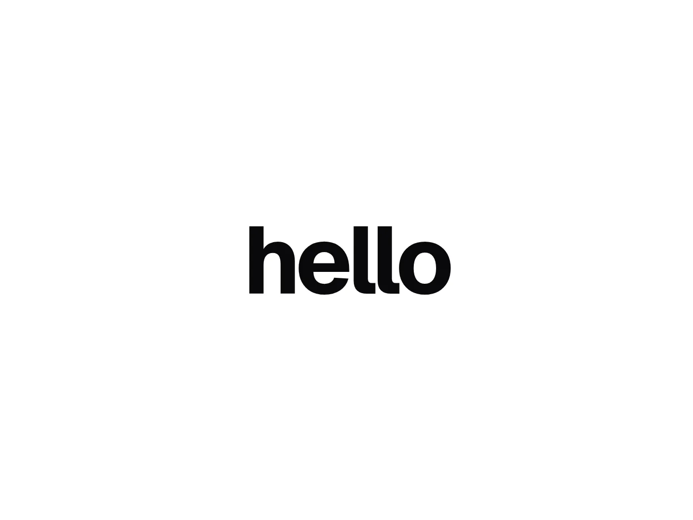 Hello White Website