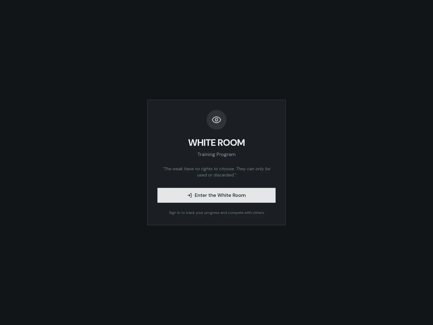White Room Trainer