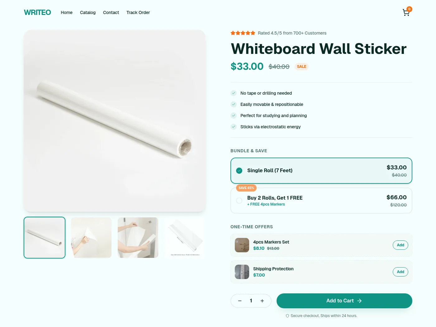 Whiteboard Sticker Shop
