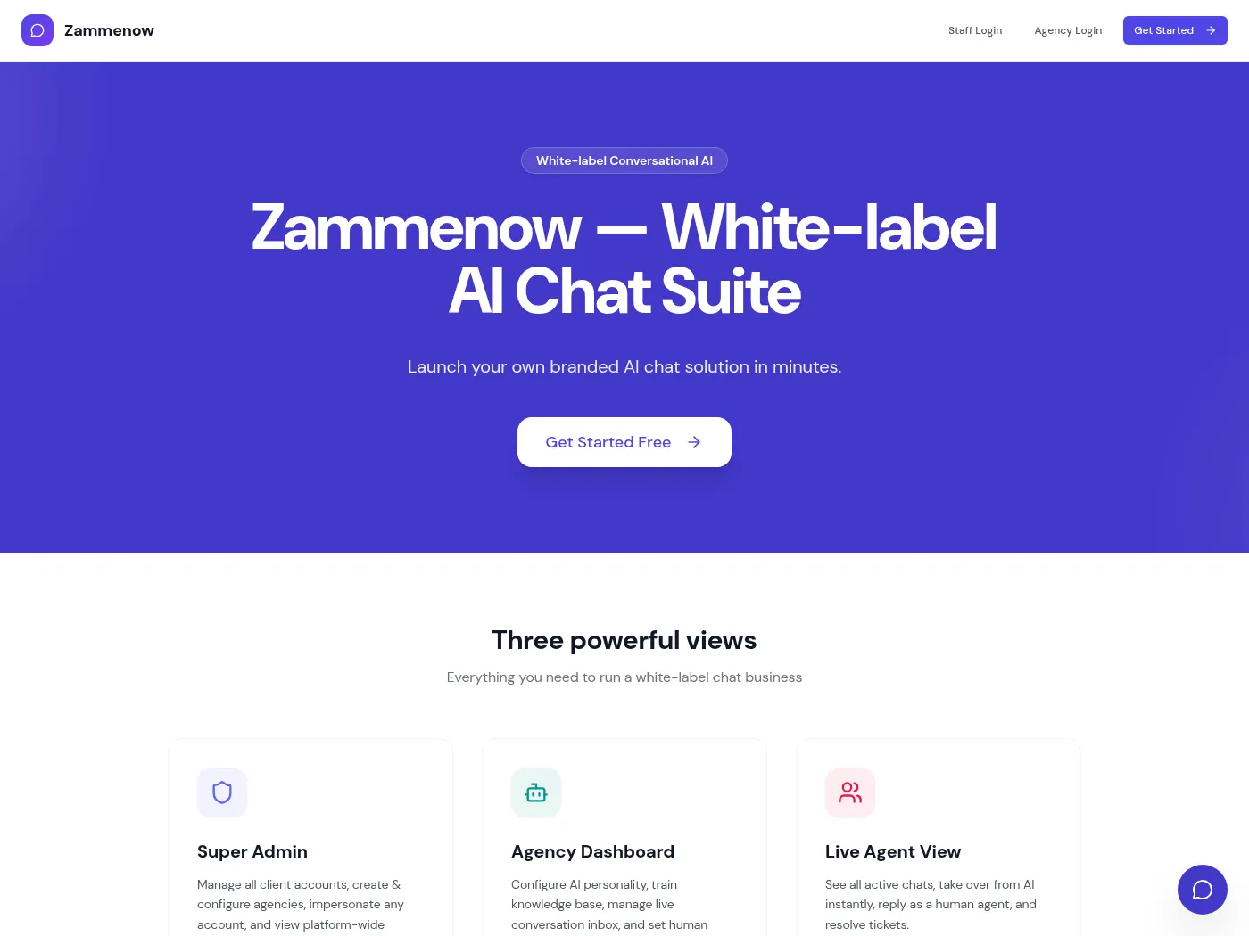 Zammenow Chat Suite