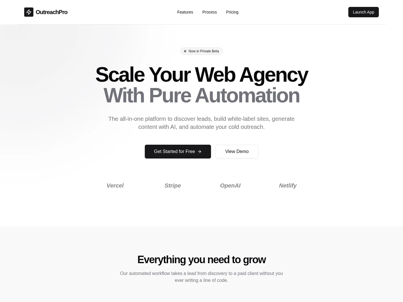 WhiteLabel Web Outreach Pro