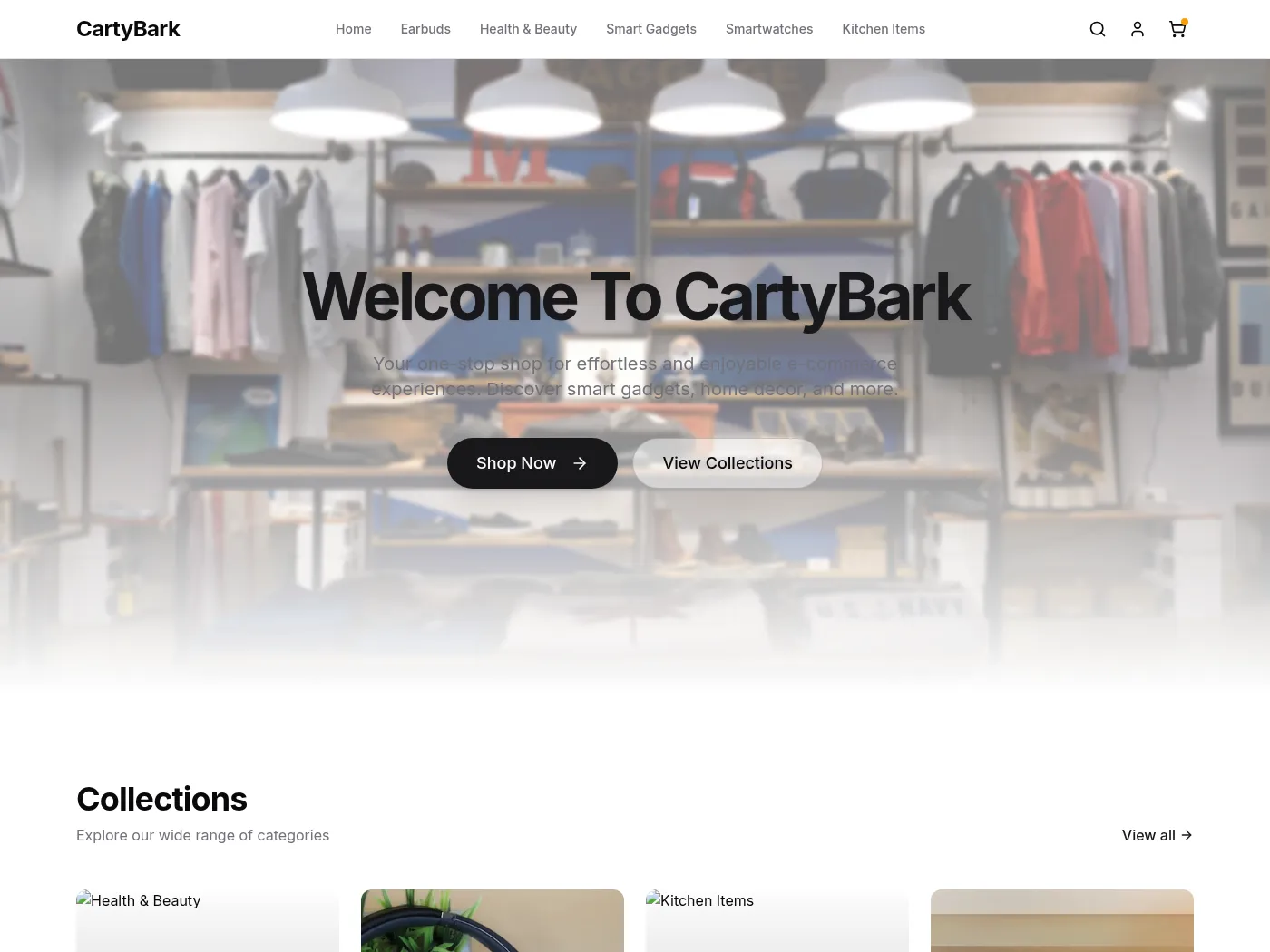 Whitespace Bark Landing
