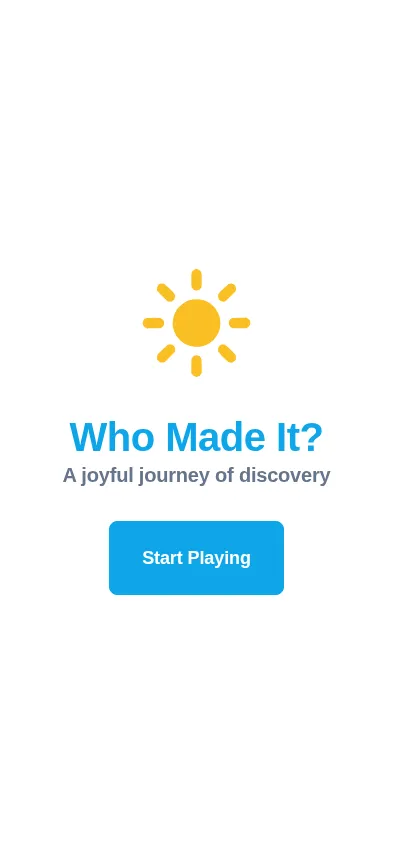 Who Made It? Mini-Game
