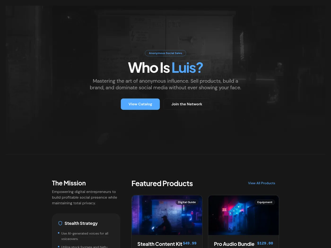 WhoItsLuis Social Sales