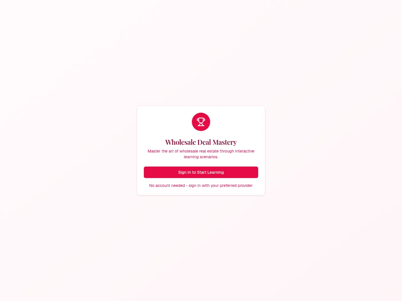 Wholesale Deal Mastery