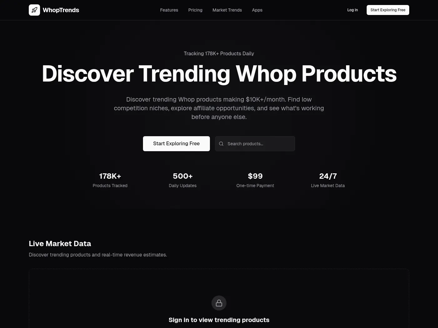 WhopTrends Clone