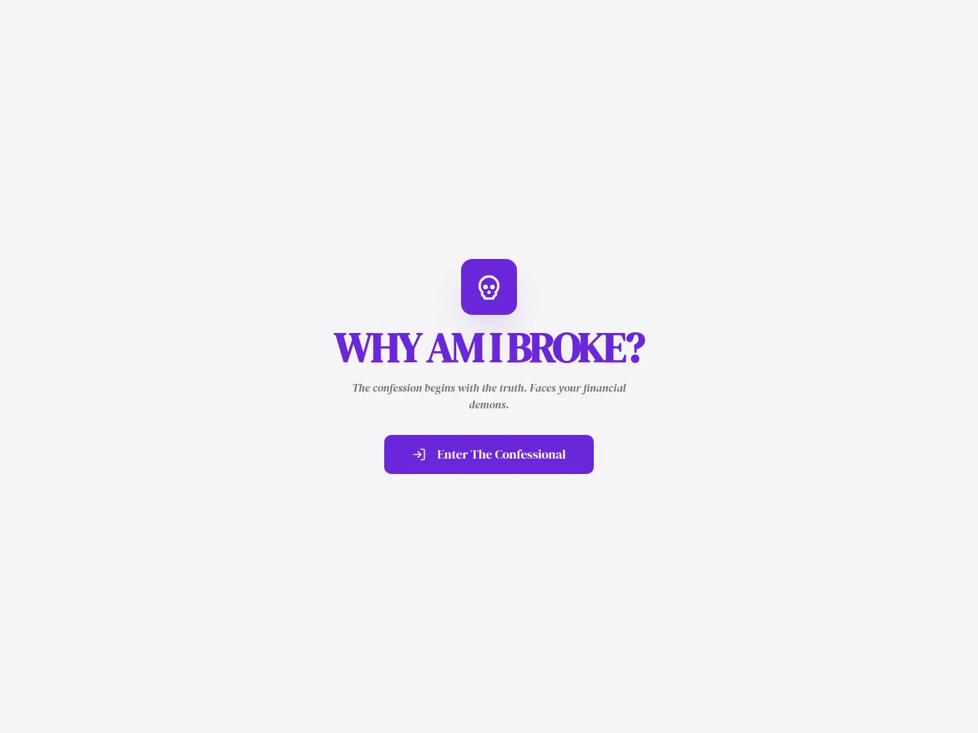 Why Am I Broke?