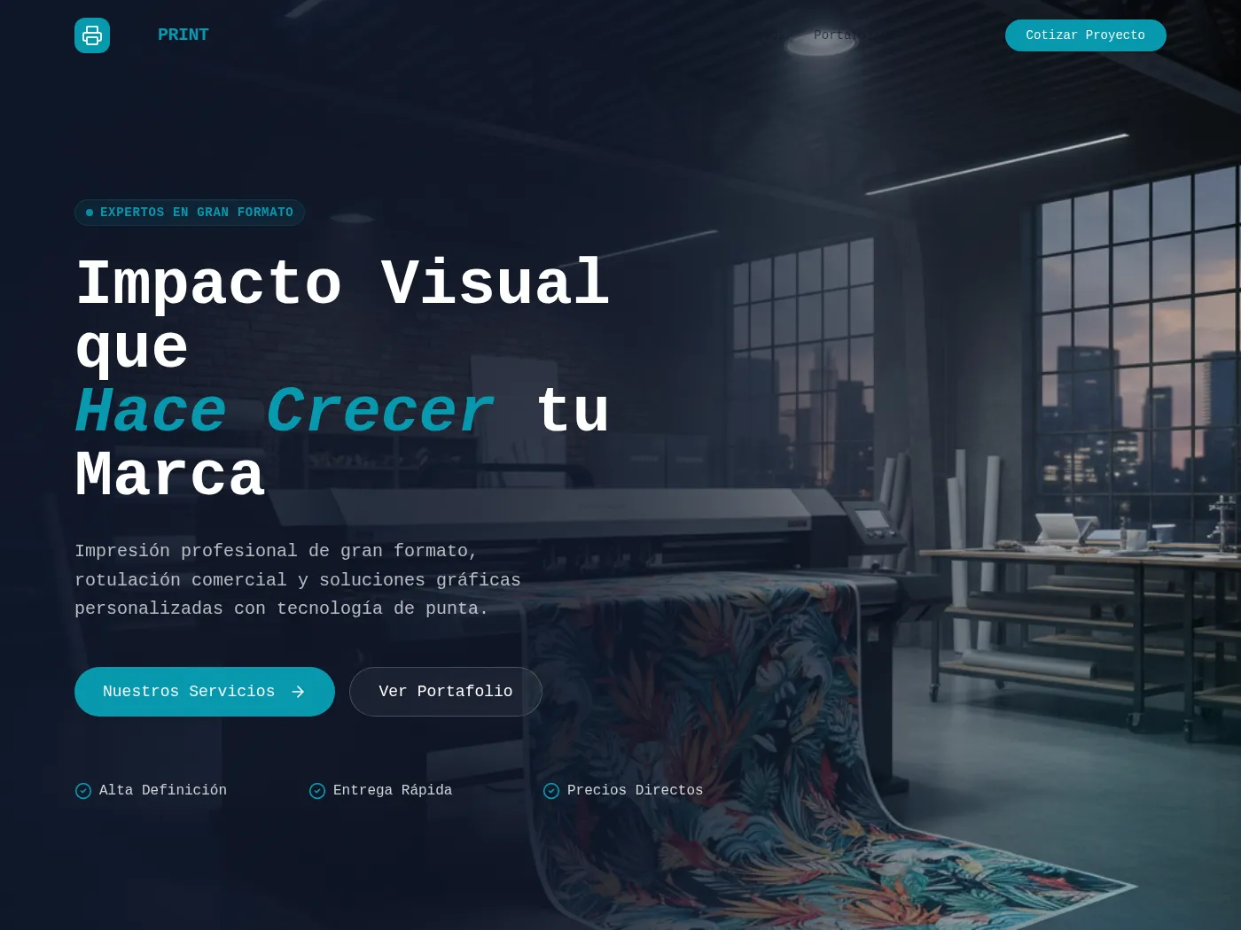 WidePrint Company Site
