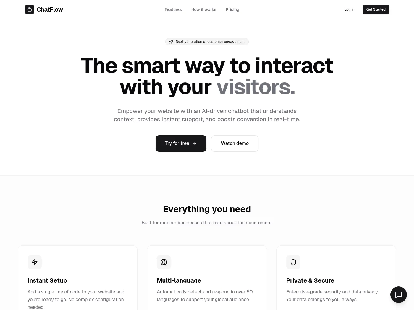Widget Chatbot