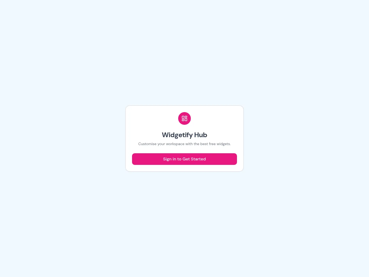 Widgetify Hub