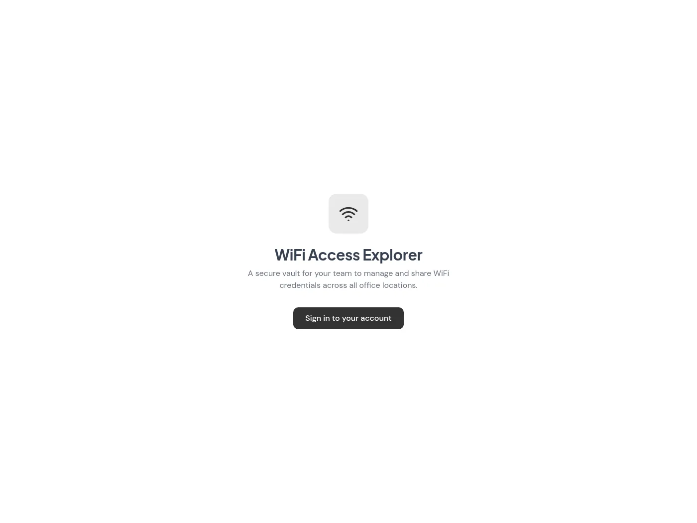 WiFi Access Explorer