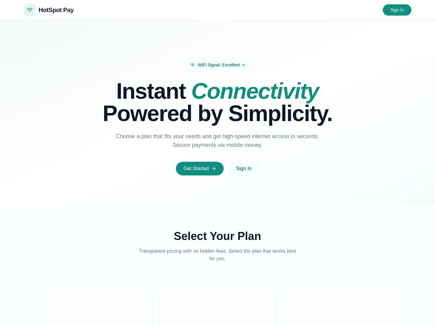 HotSpot Pay Portal