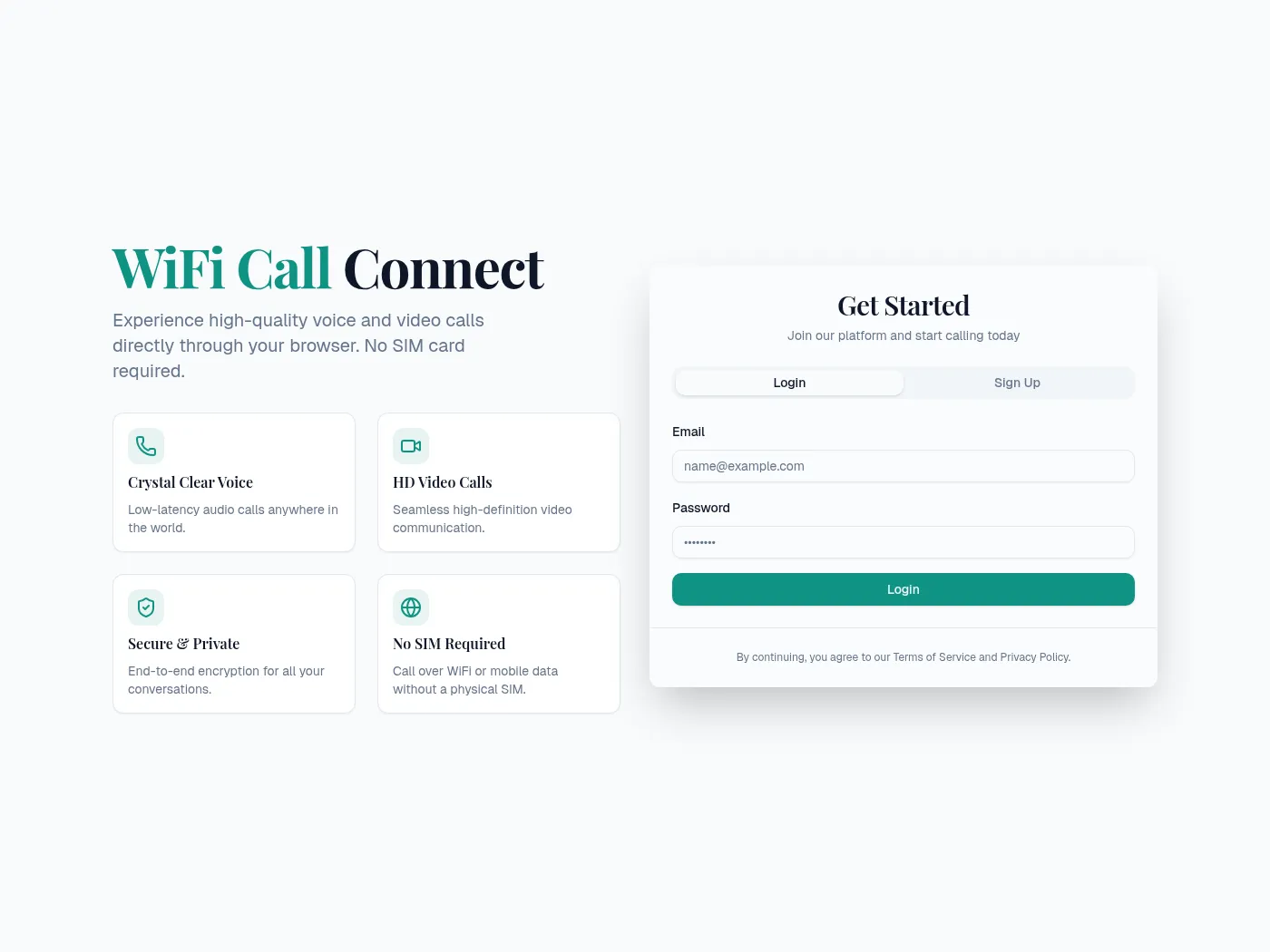 WiFi Call Connect