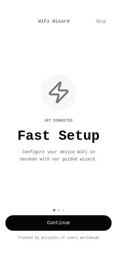 WiFi Setup Wizard