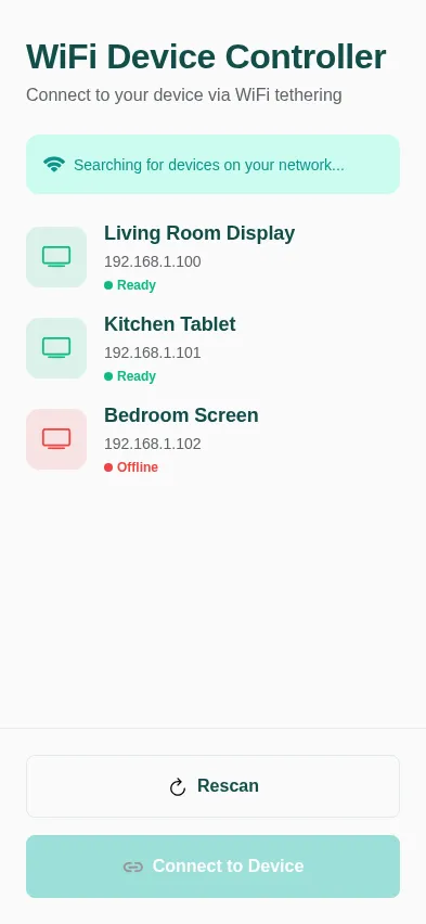 Device WiFi Controller
