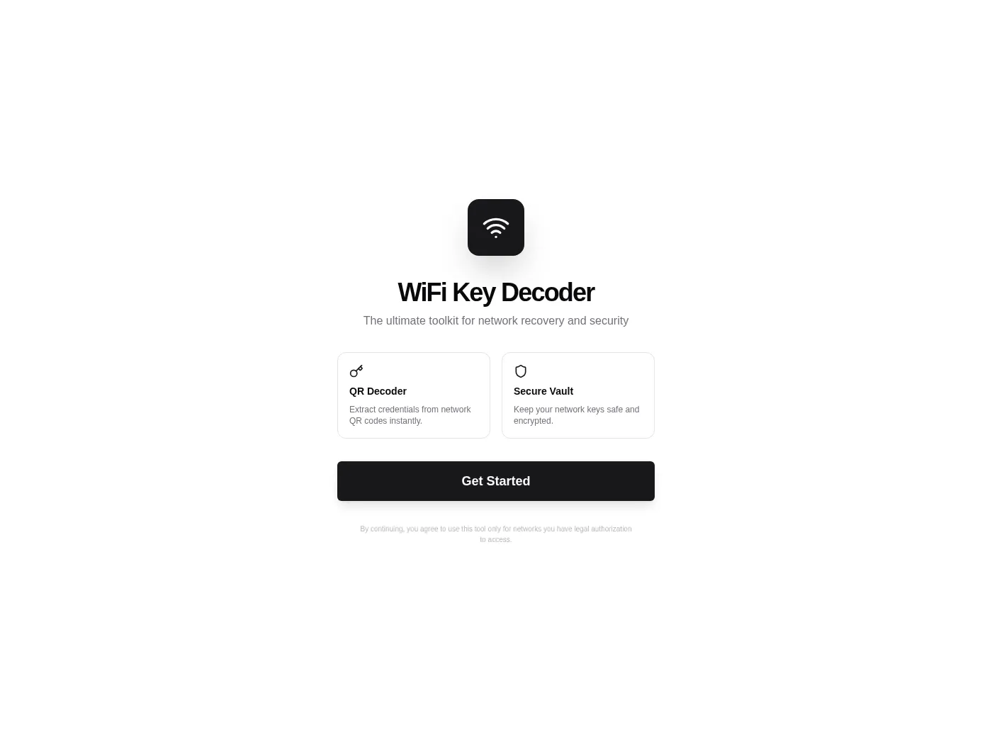 WiFi Key Decoder