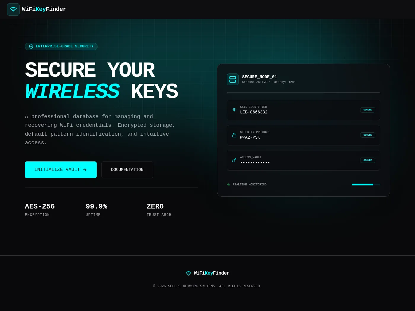 WiFi Key Finder
