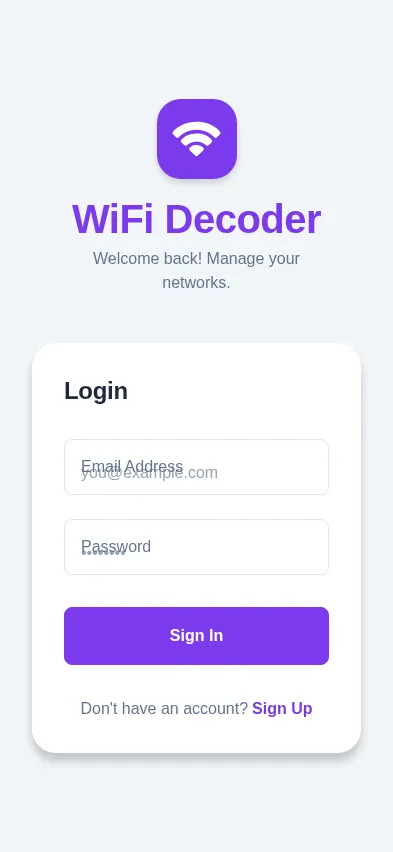 Wi-Fi Password Decoder