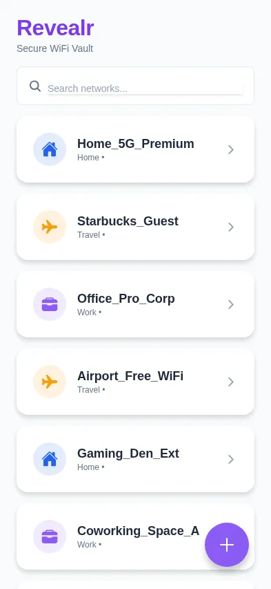 WiFi Pass Revealr