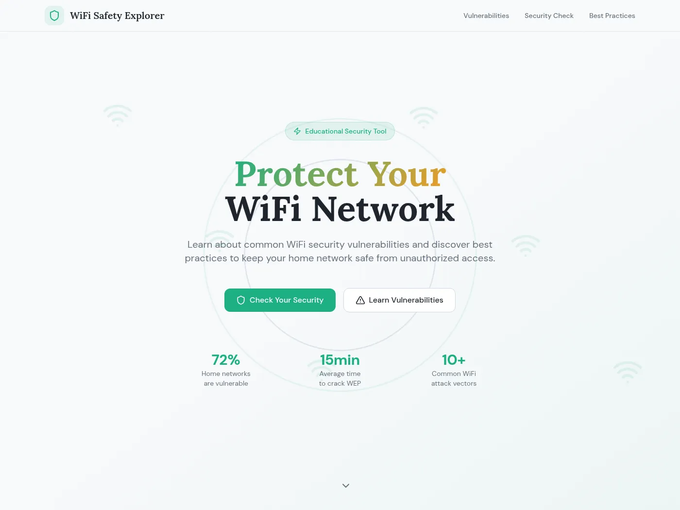 WiFi Safety Explorer