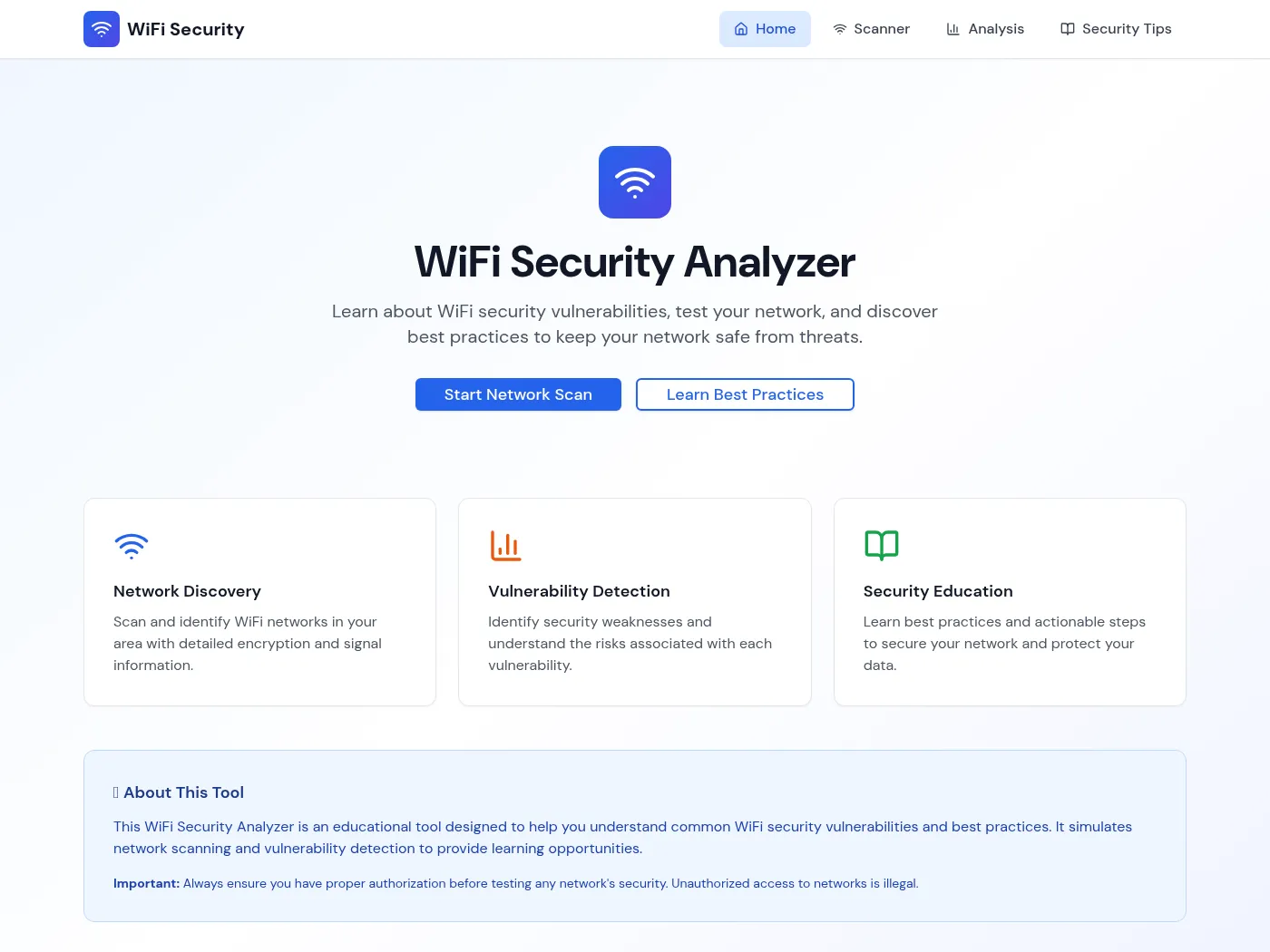 WiFi Security Analyzer