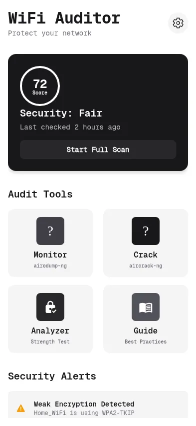WiFi Security Auditor