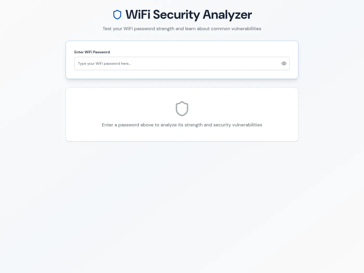 WiFi Security Analyzer