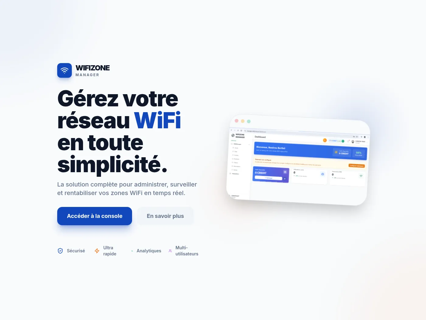 WiFiZone Manager Clone