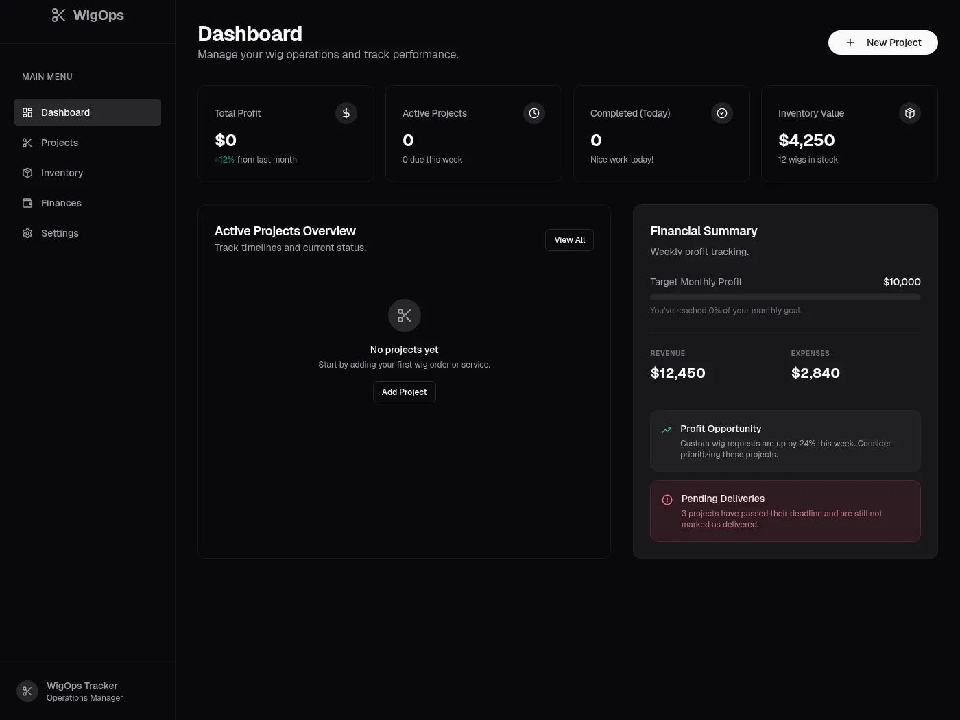 WigOps Tracker