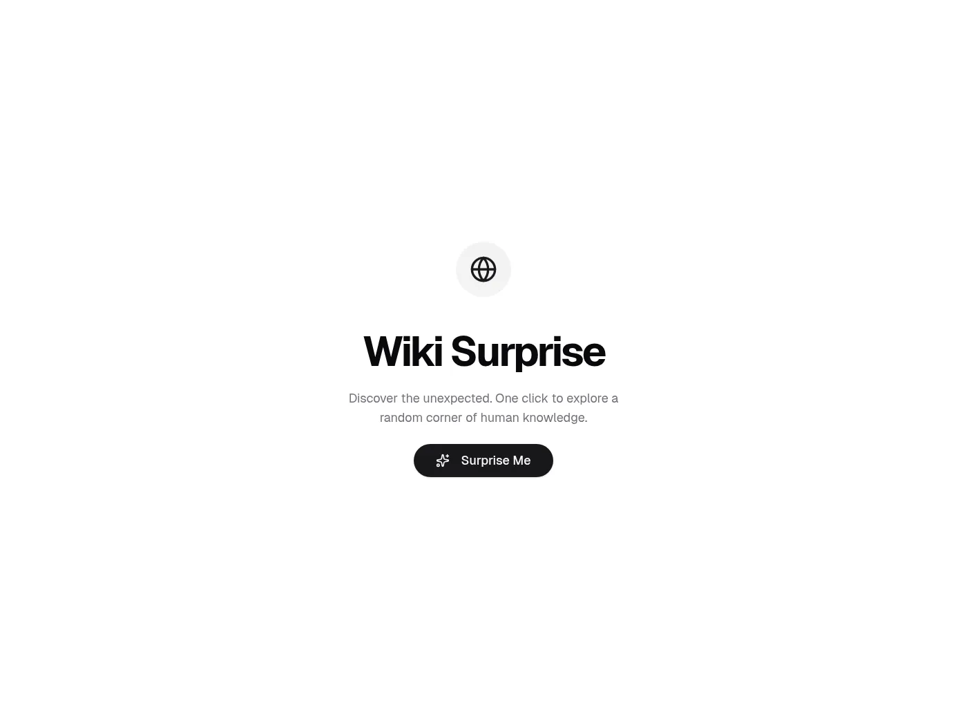 Wiki Surprise Button