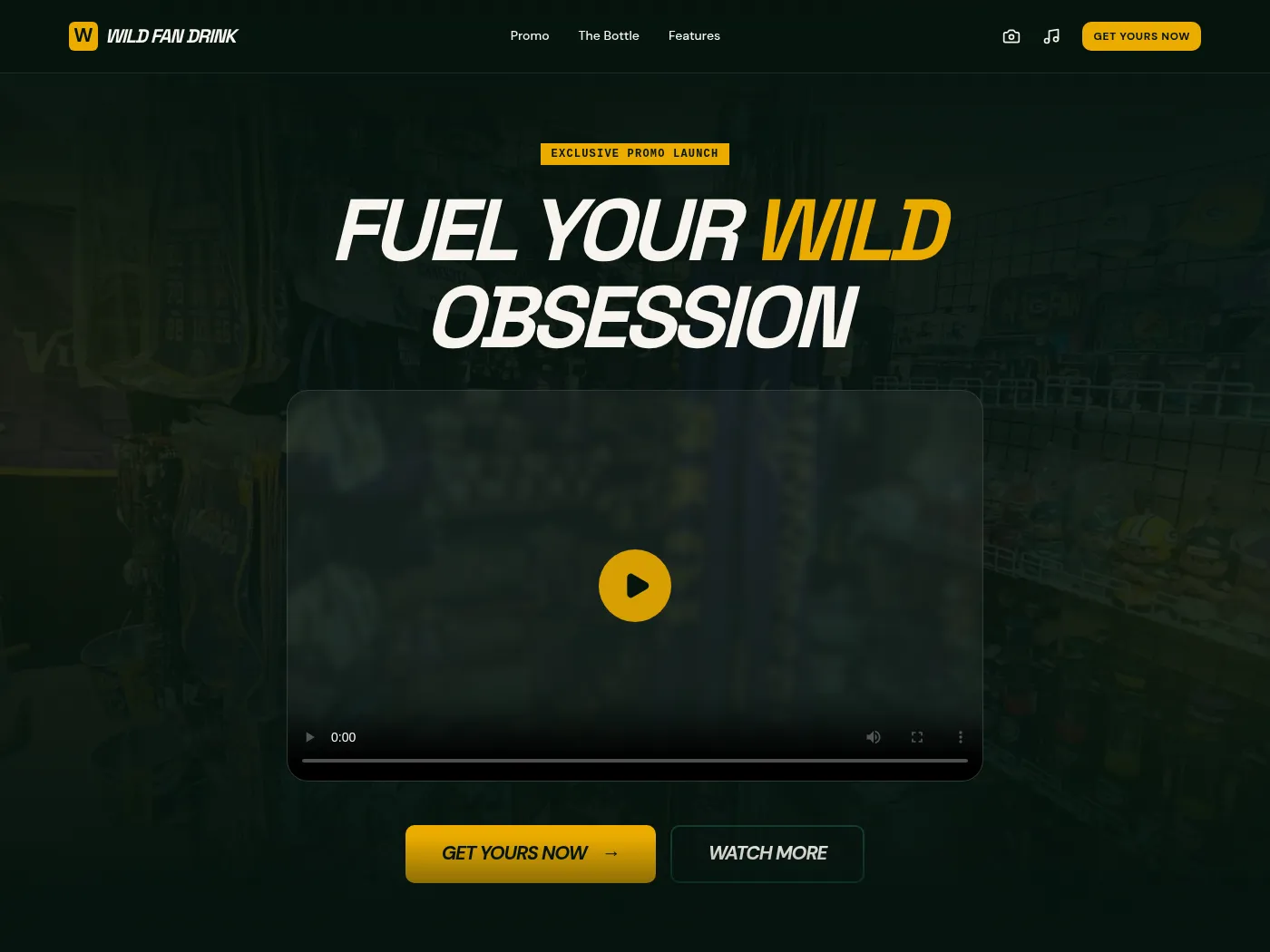 Wild Fan Drink Promo