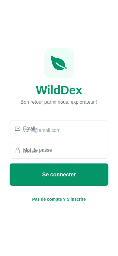 WildDex Mobile