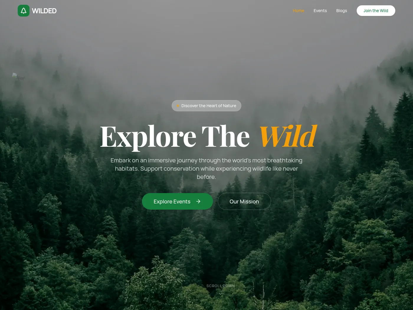 WILDED Wildlife Events Web