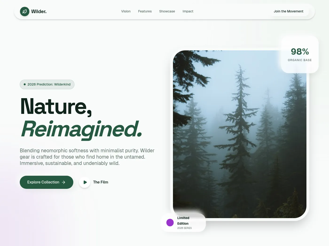 Wilderkind Landing Page