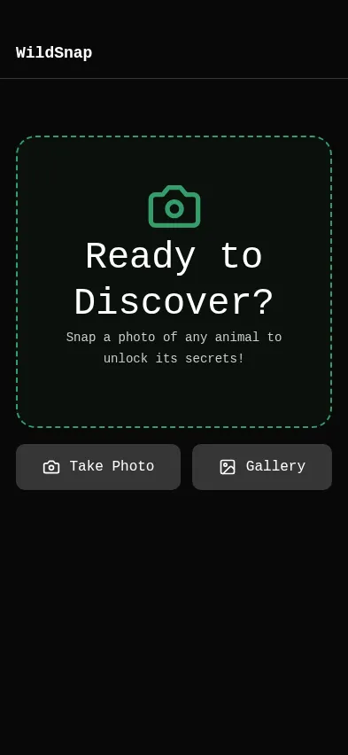 WildSnap Animal Finder