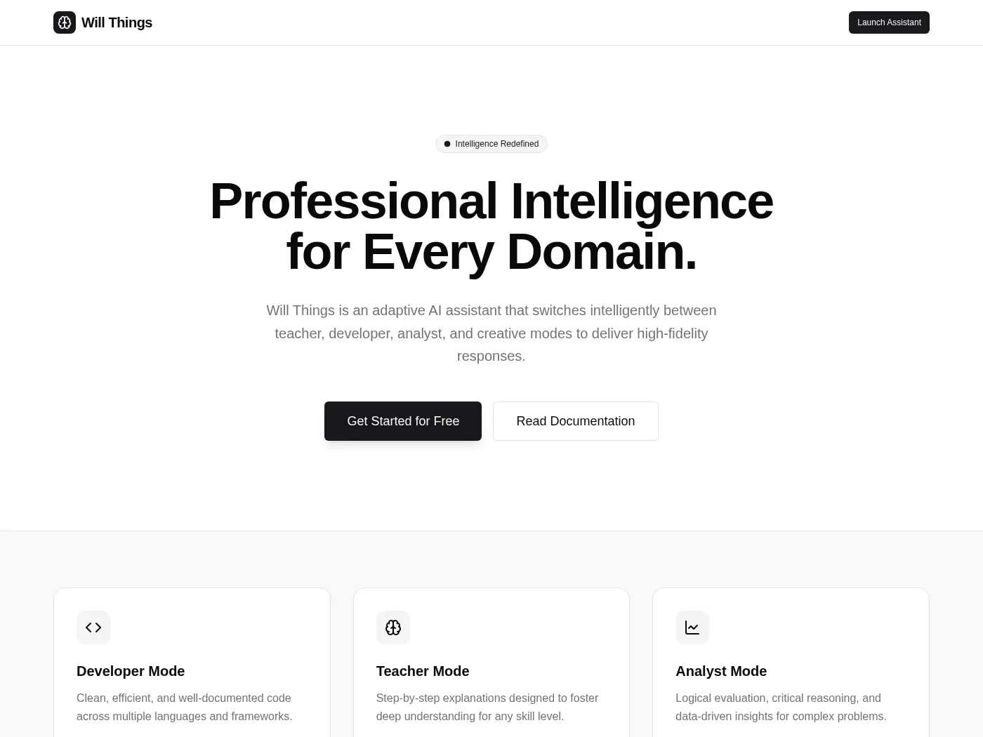 Will Things AI Assistant