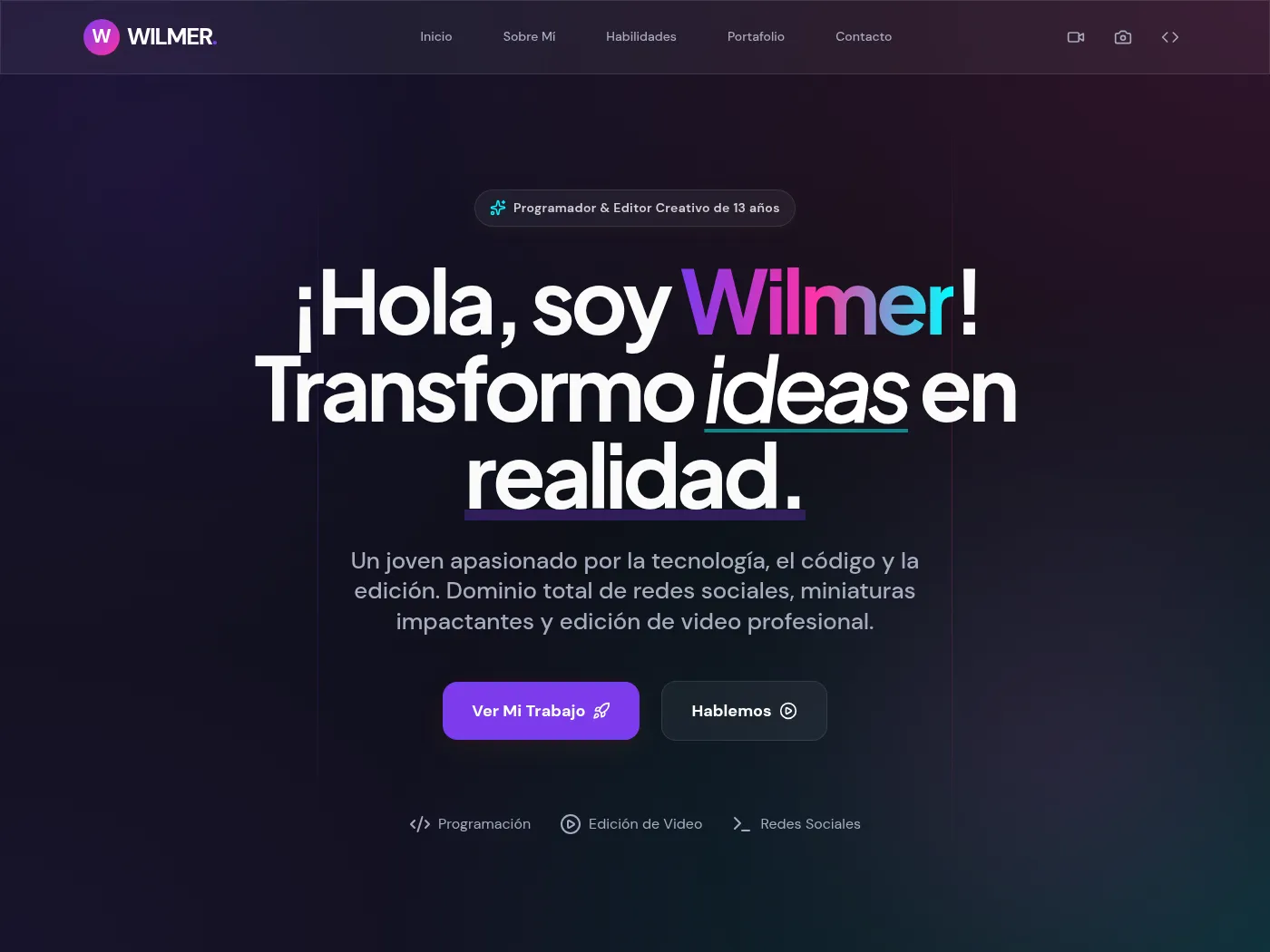 Wilmer's Creative Portfolio