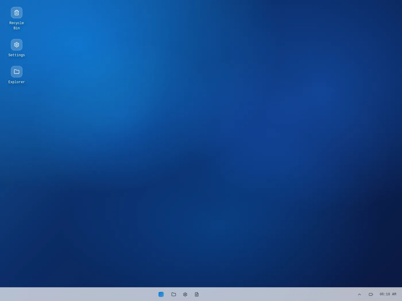 Win11 React Desktop