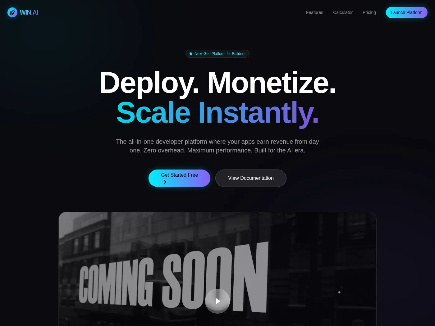 Win.AI Platform UI Kit