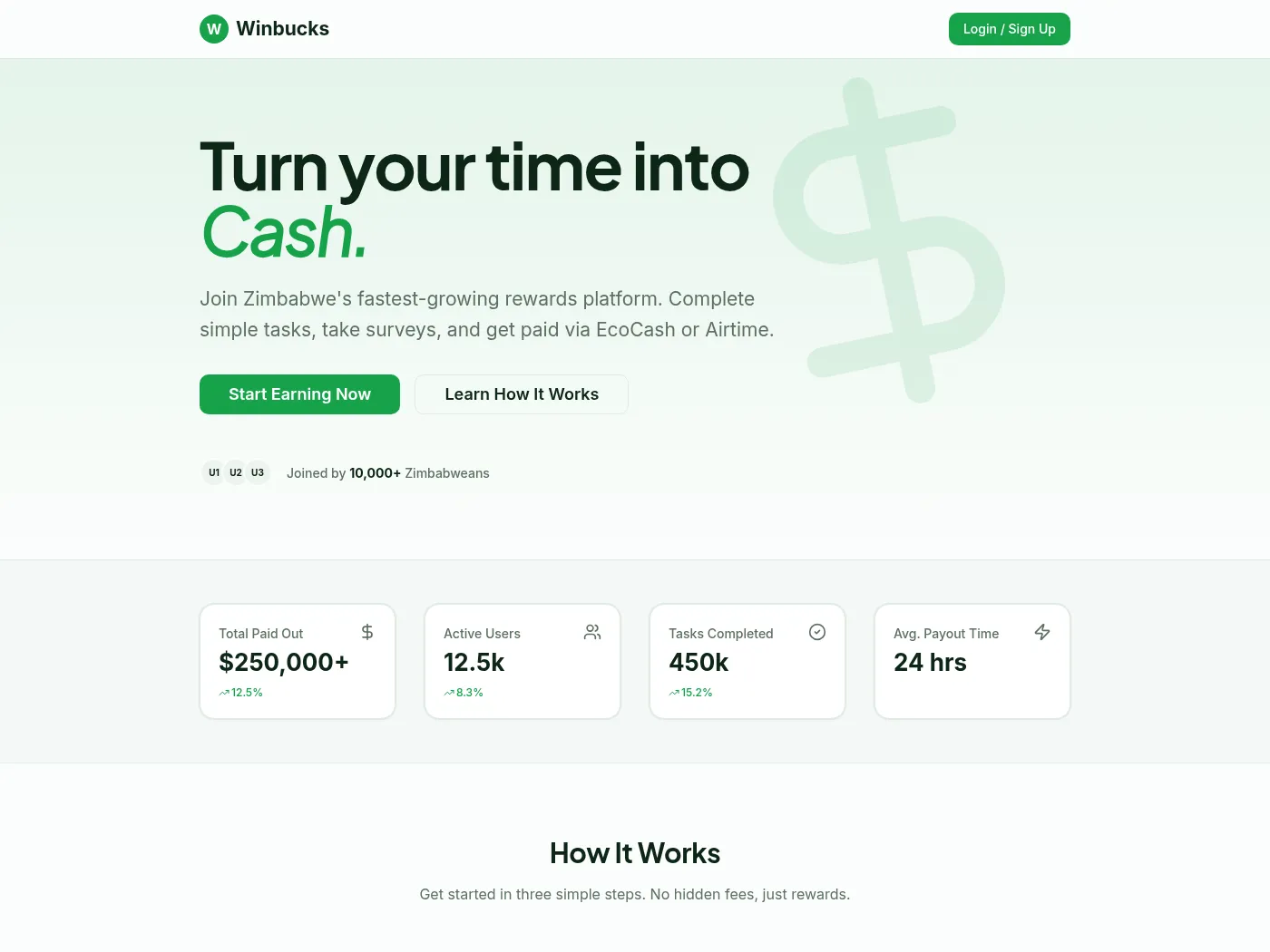 Winbucks Rewards Platform