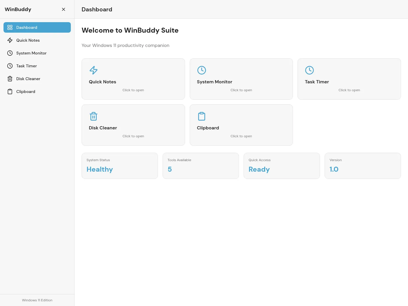 WinBuddy Utility Suite