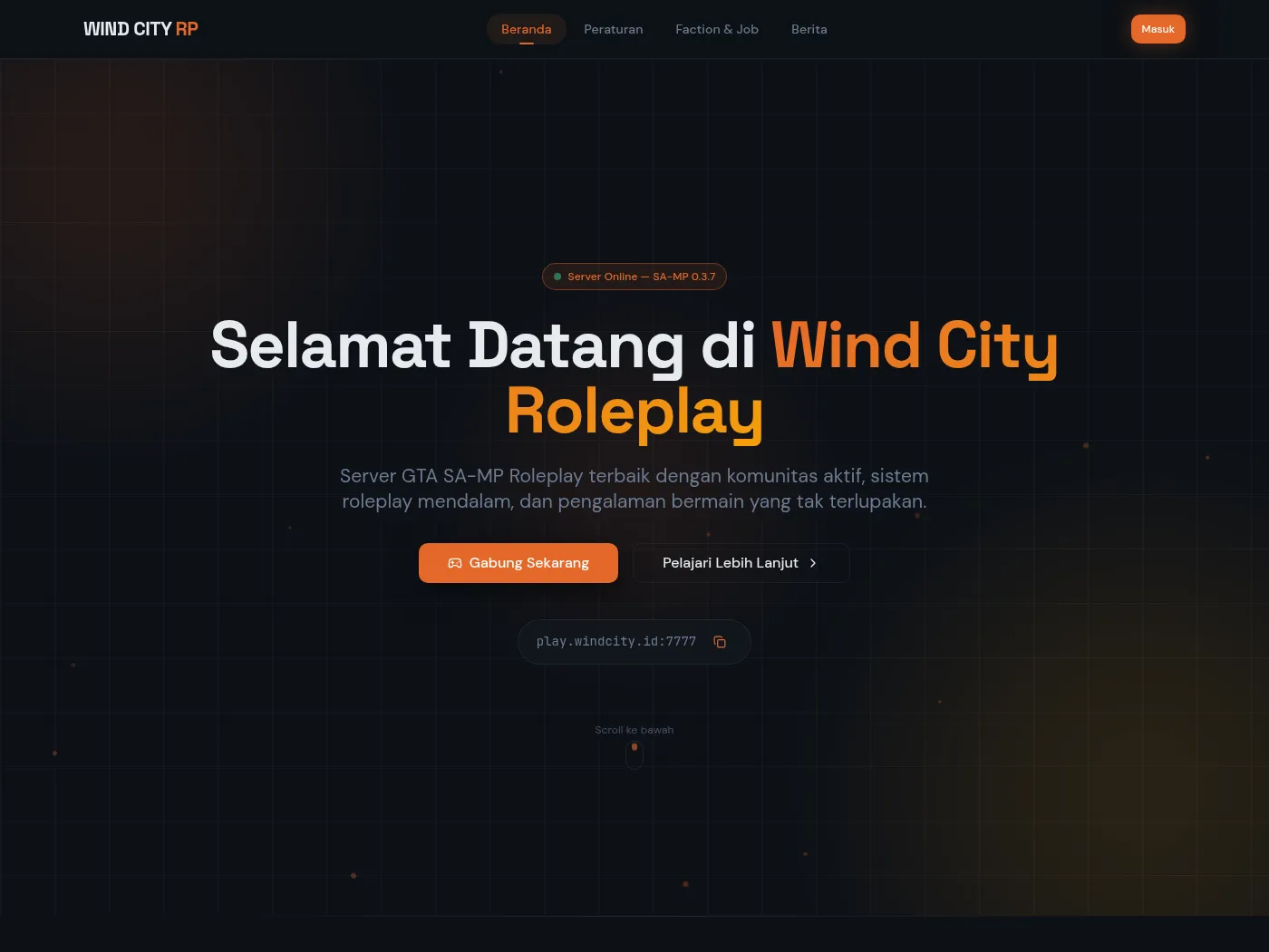 Wind City Roleplay Web