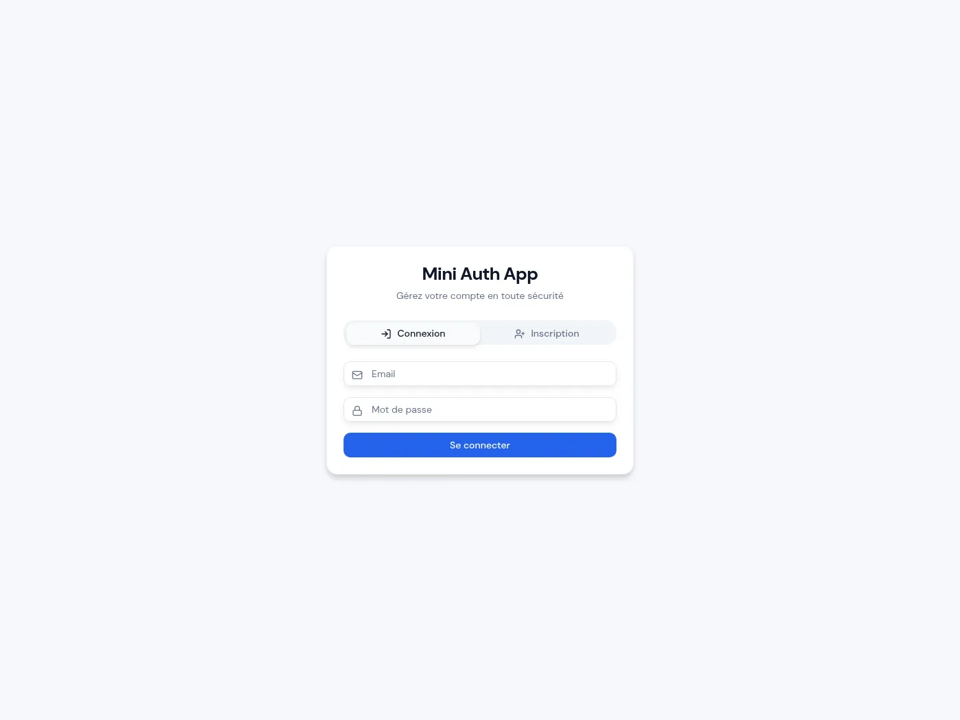 Mini Auth App