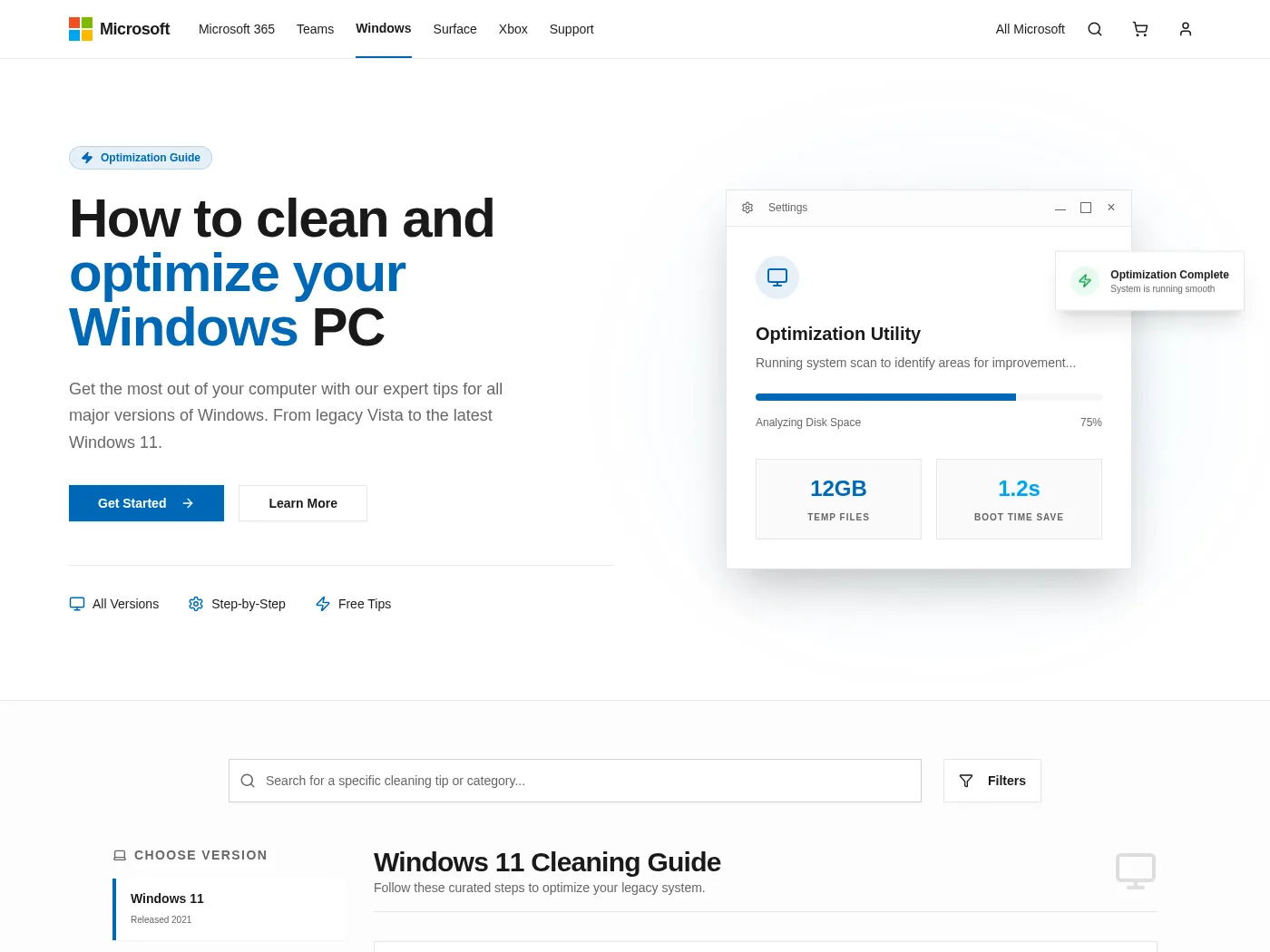 Windows Clean Guide