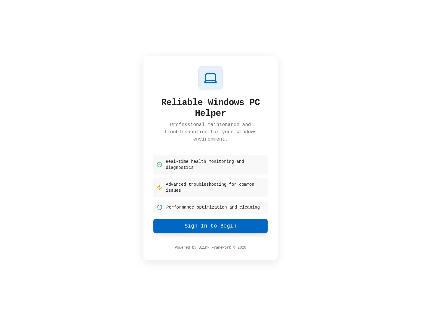 Reliable Windows PC