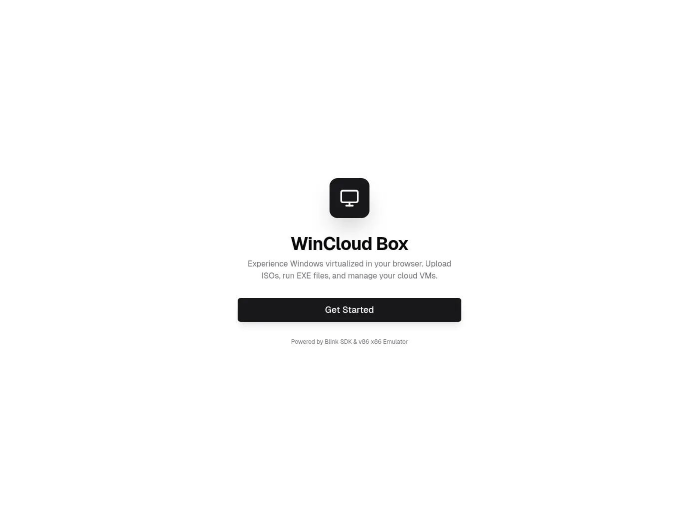 Windows Virtual Box Web