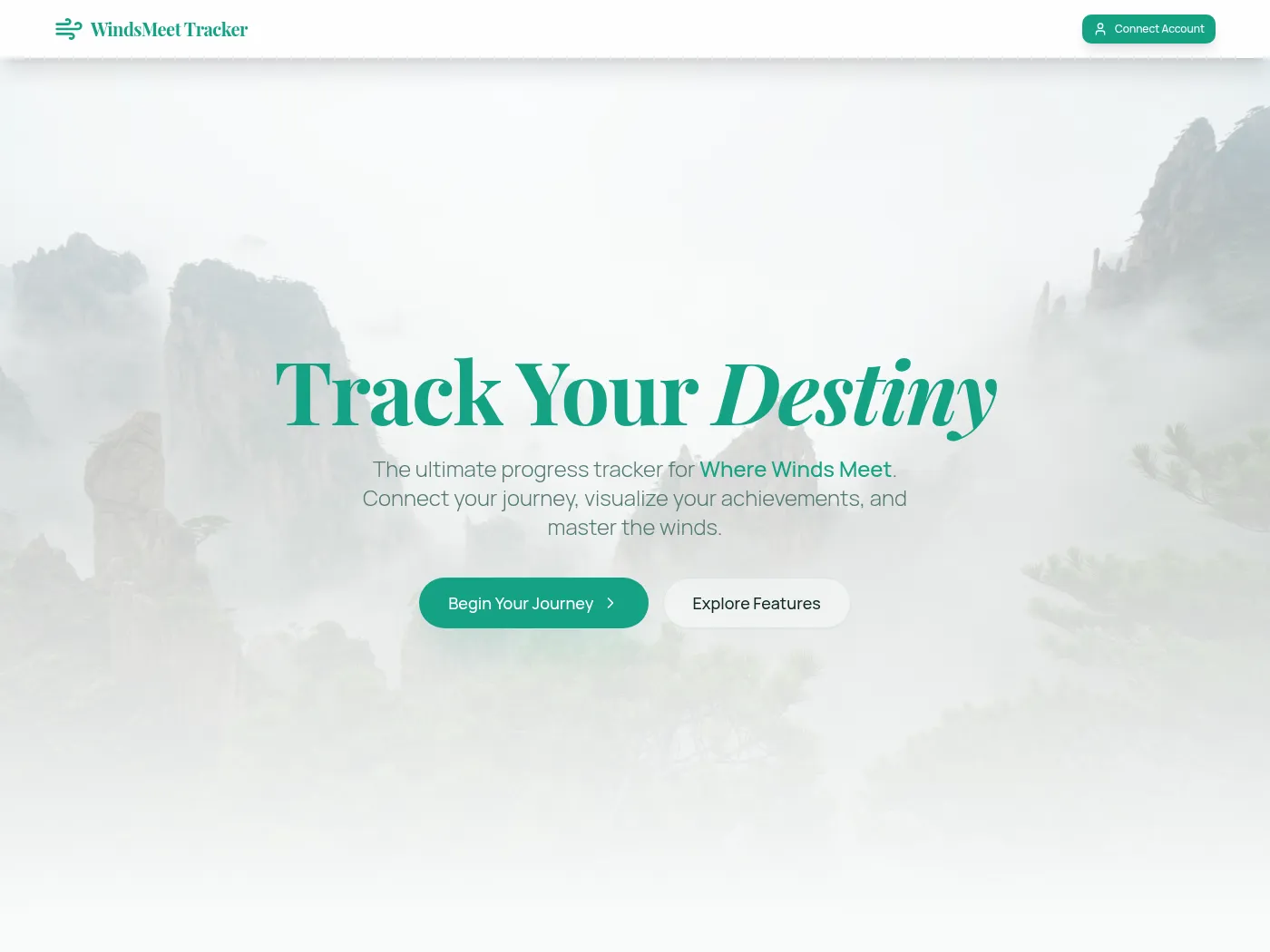 WindsMeet Progress Tracker