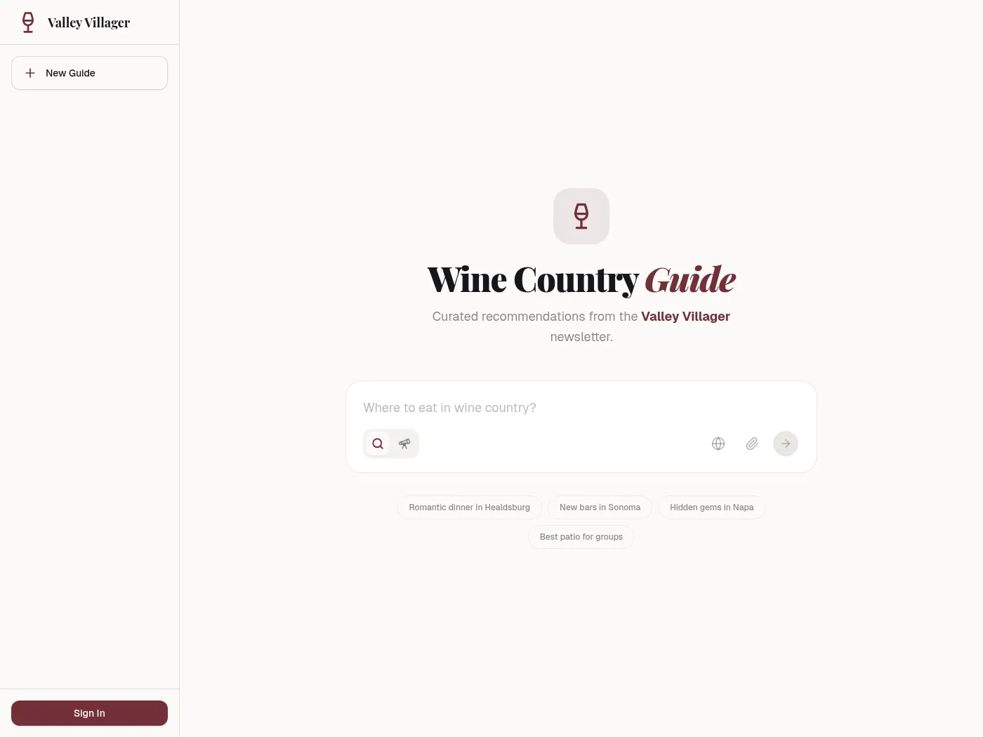 Wine Country Guide